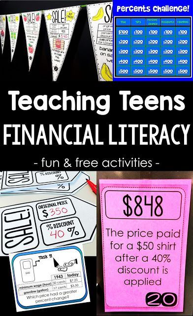 6 Awesome Financial Literacy Activities From the Earn Your Future ...
