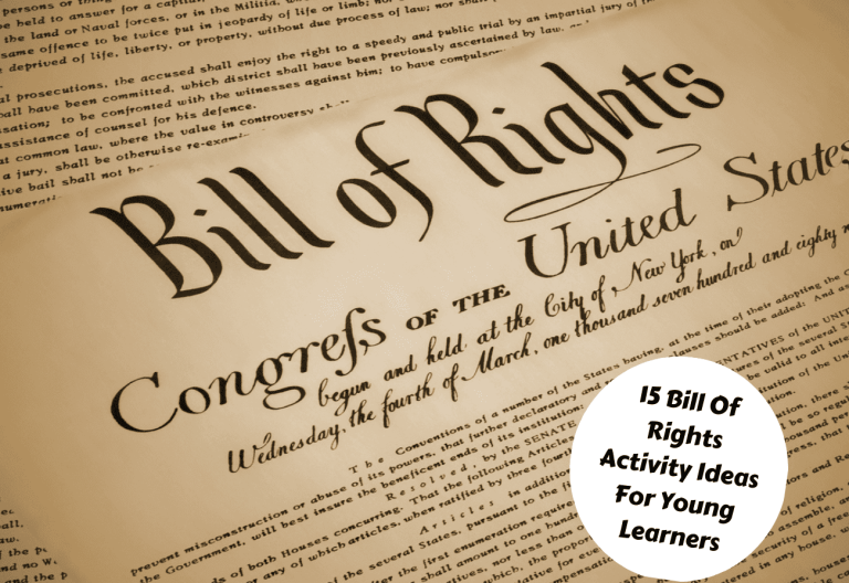 15 Bill of Rights Activity Ideas for Young Learners - Pedagogue