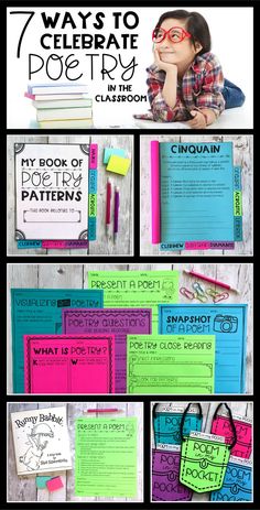 National Poetry Month Celebrating Poetry With Printable Resources ...