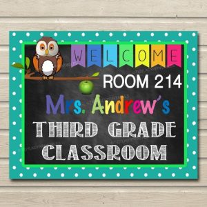 Free Customizable Classroom Door Signs - Pedagogue